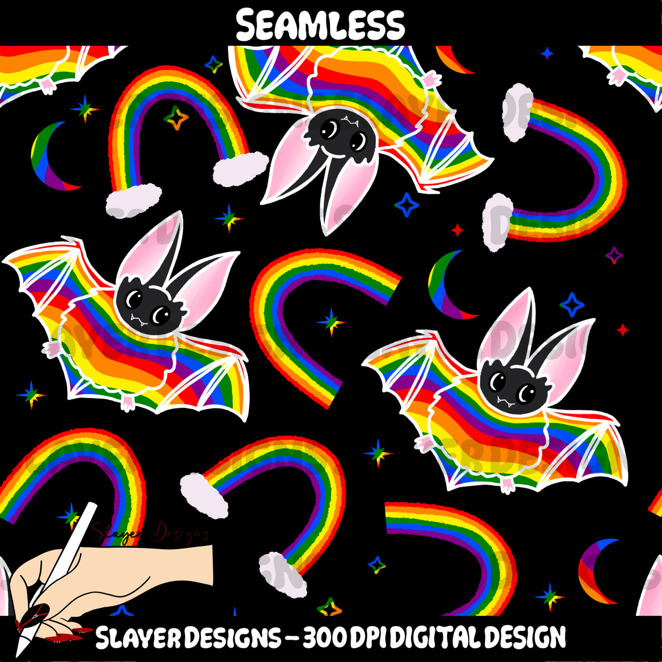 SLAYER-2025 - Pride Bats - MAY MYSTERIES - MAIN – The Custom Fabric ...