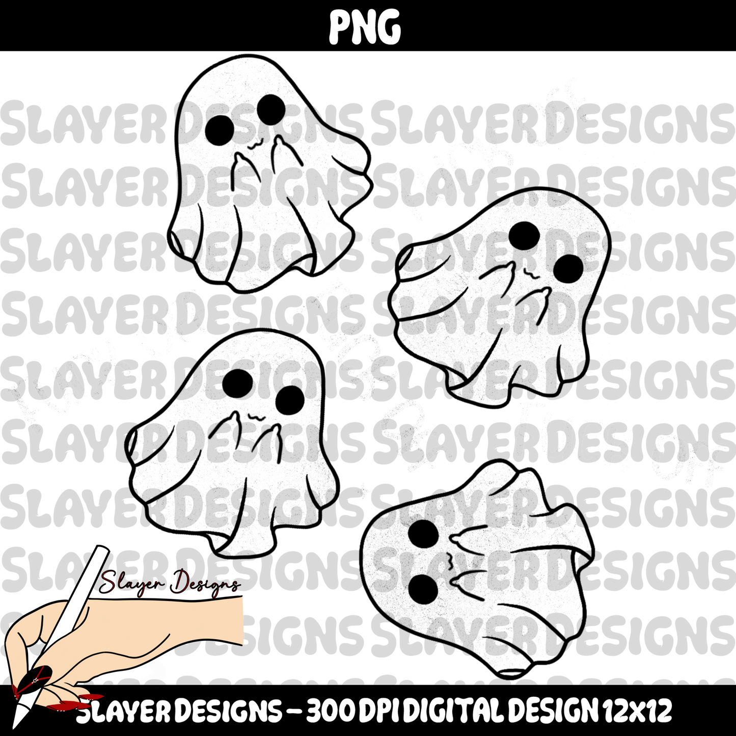 SLAYER-2025 - Sassy Ghost - PNG – The Custom Fabric Slayer Imaginarium