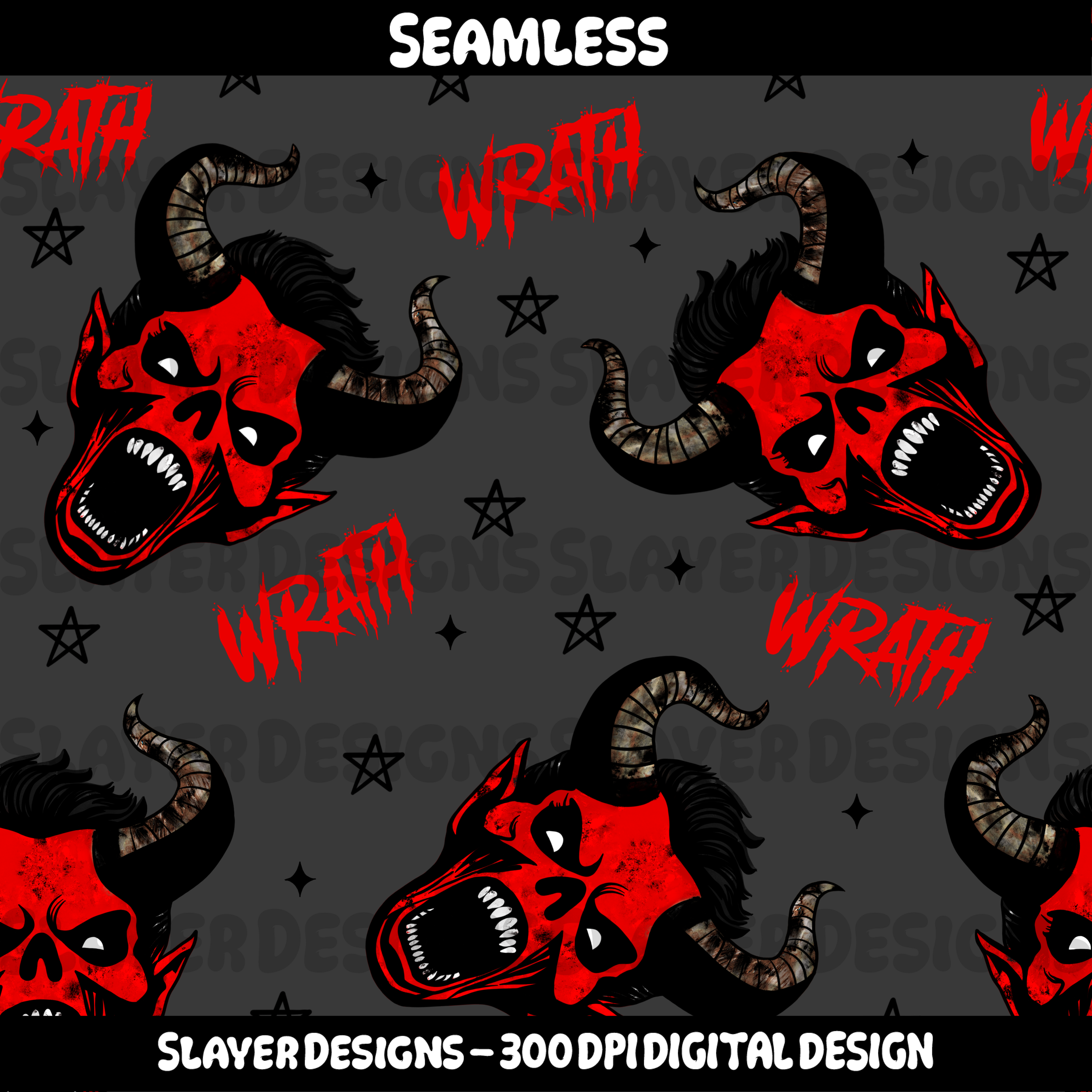SLAYER-2025 Seven Deadly Sins - Wrath - MAIN – The Custom Fabric Slayer ...