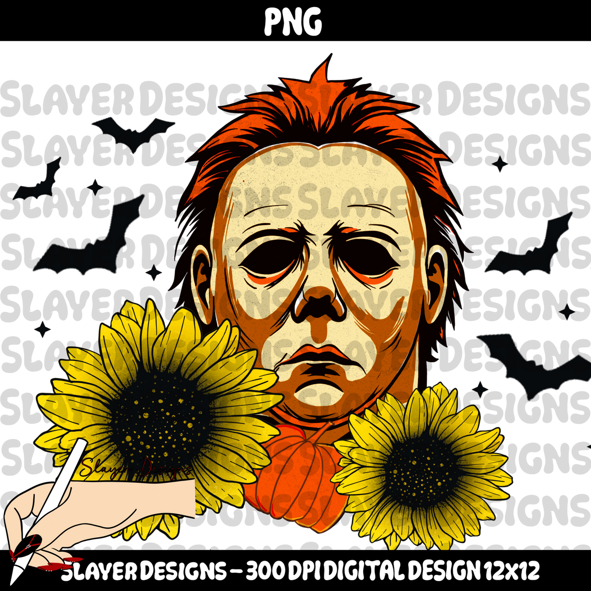 SLAYER-2025 - Fall Michael - PNG – The Custom Fabric Slayer Imaginarium